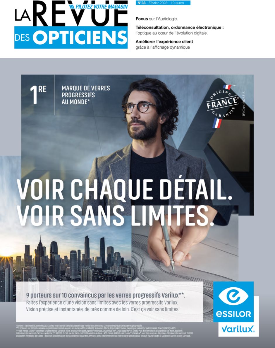 Nouveau logo pour Essilor France